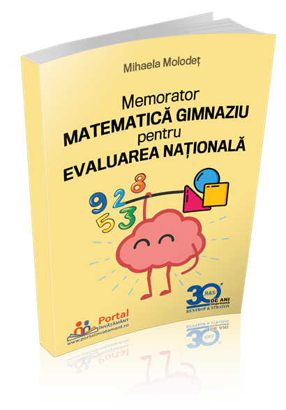 Memorator matematica gimnaziu pentru Evaluarea Nationala